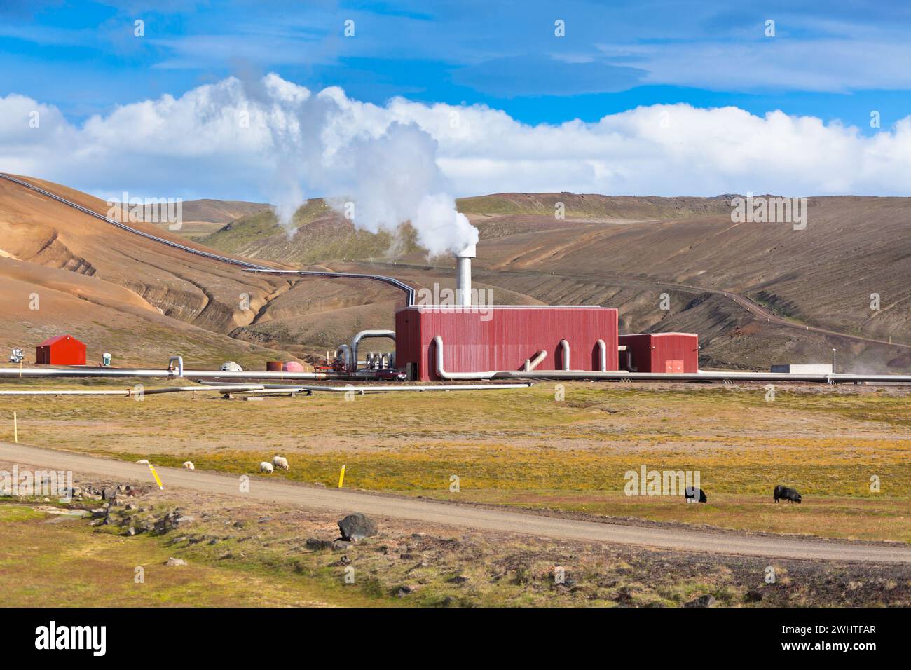 Geothermal Power Station in Iceland Stock Photo - Alamy