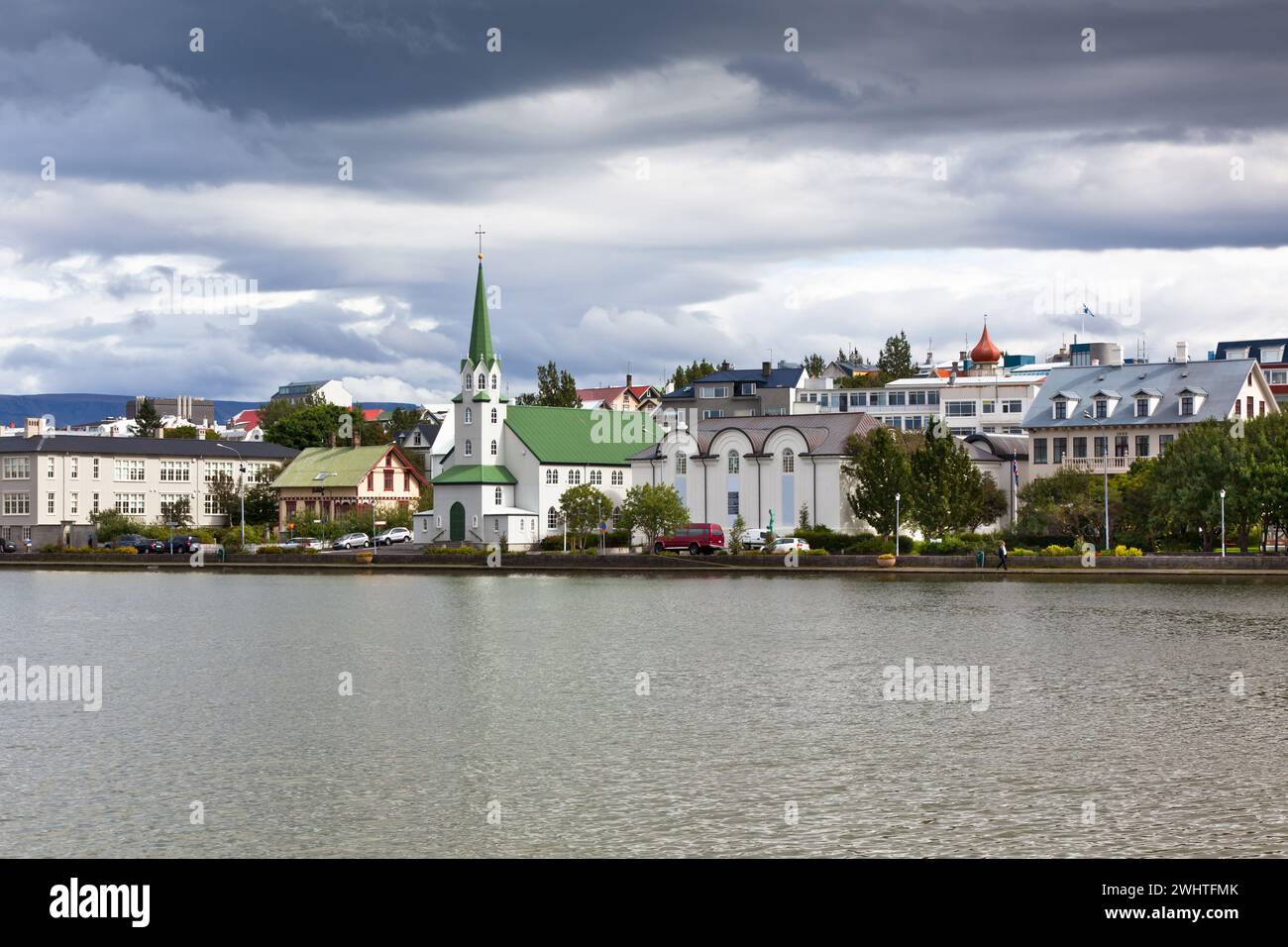 Capital of Iceland, Reykjavik, view Stock Photo - Alamy