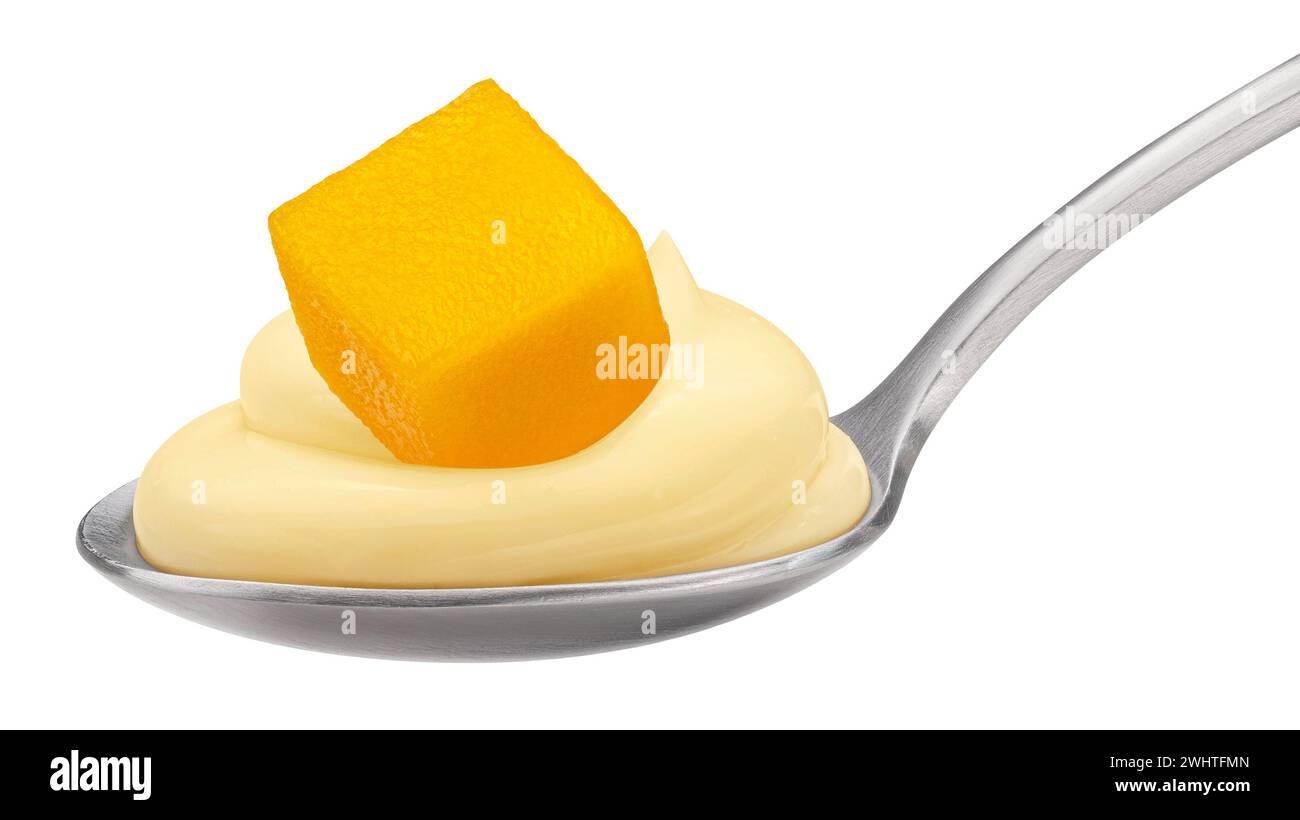 Spoon piece homemade panna hi-res stock photography and images - Alamy