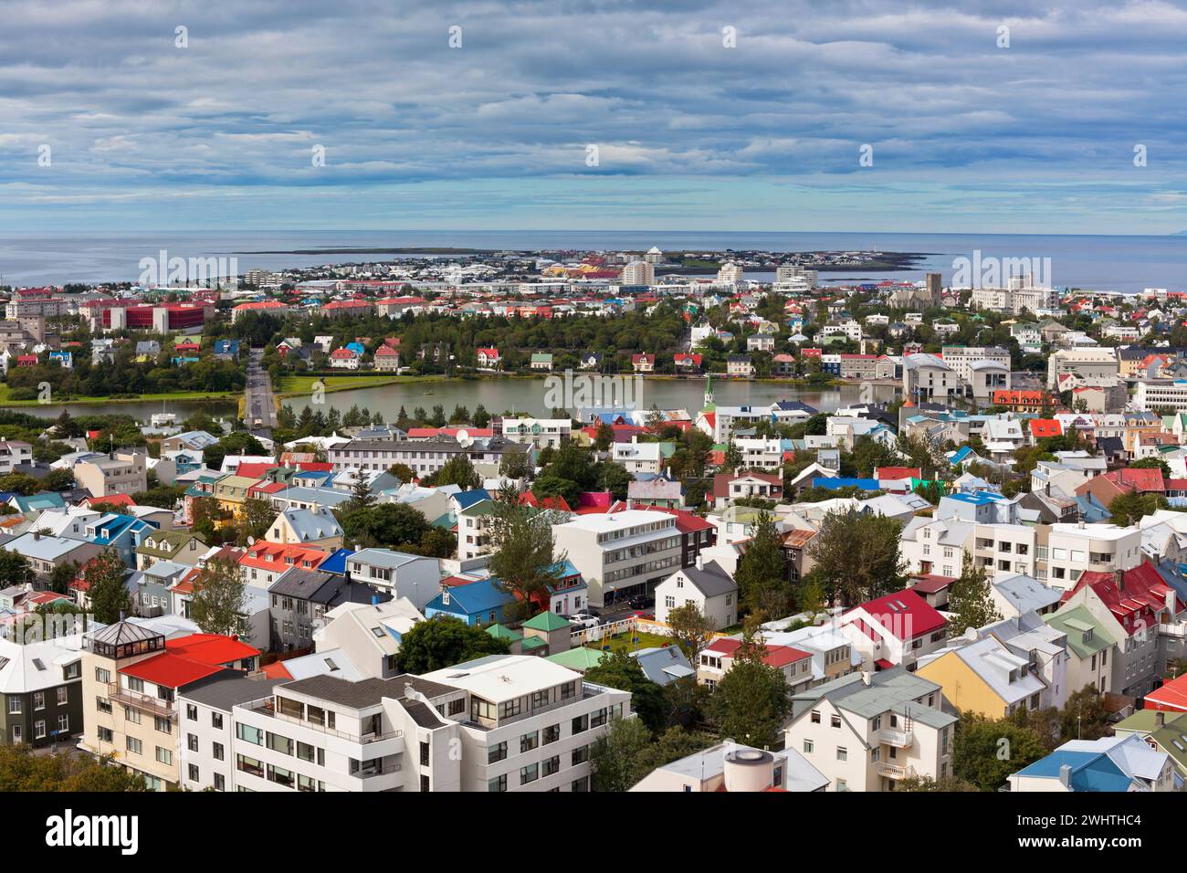 Capital of Iceland, Reykjavik, view Stock Photo - Alamy