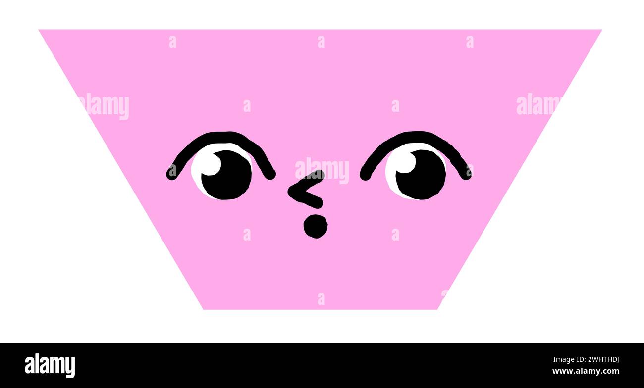 Trapezoid geometric figure vector illustration Stock Vector Image & Art ...