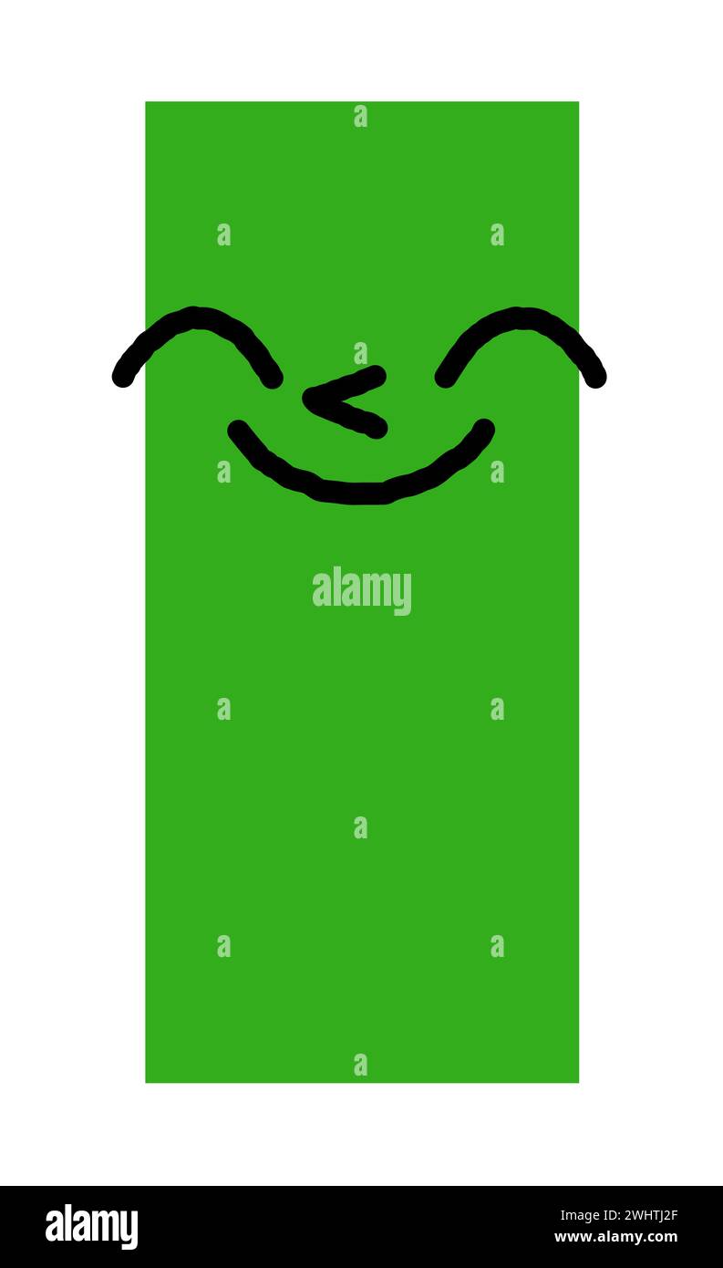 Vertical rectangle geometric figure vector Stock Vector Image & Art - Alamy