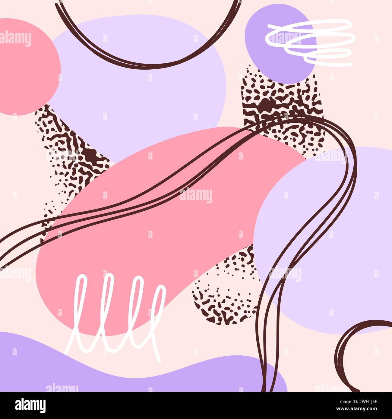 Abstract hand drawn background vector illustration Stock Vector Image ...
