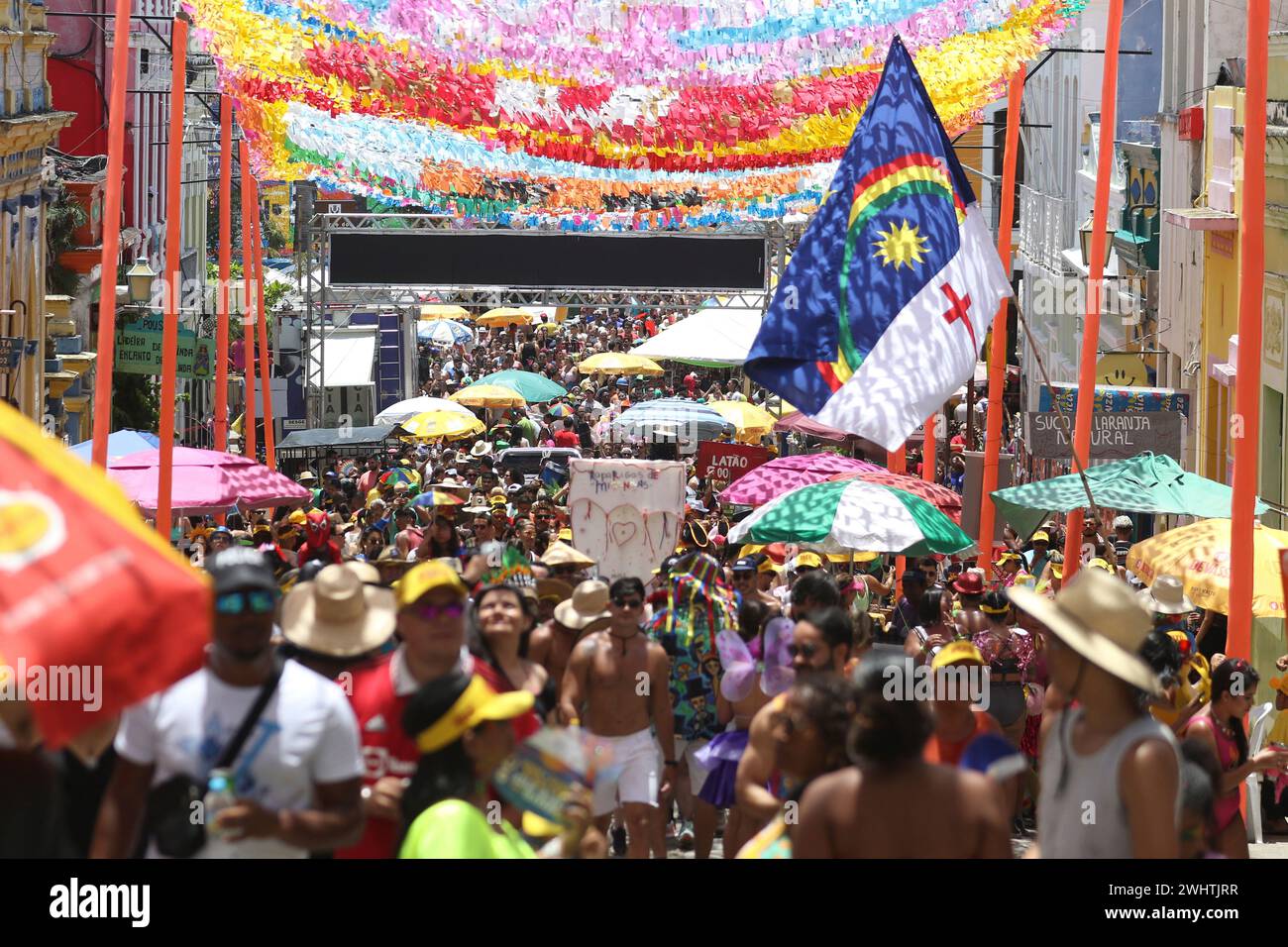 PE - OLINDA - 02/11/2024 - OLINDA, CARNIVAL 2024 - Revelers during ...