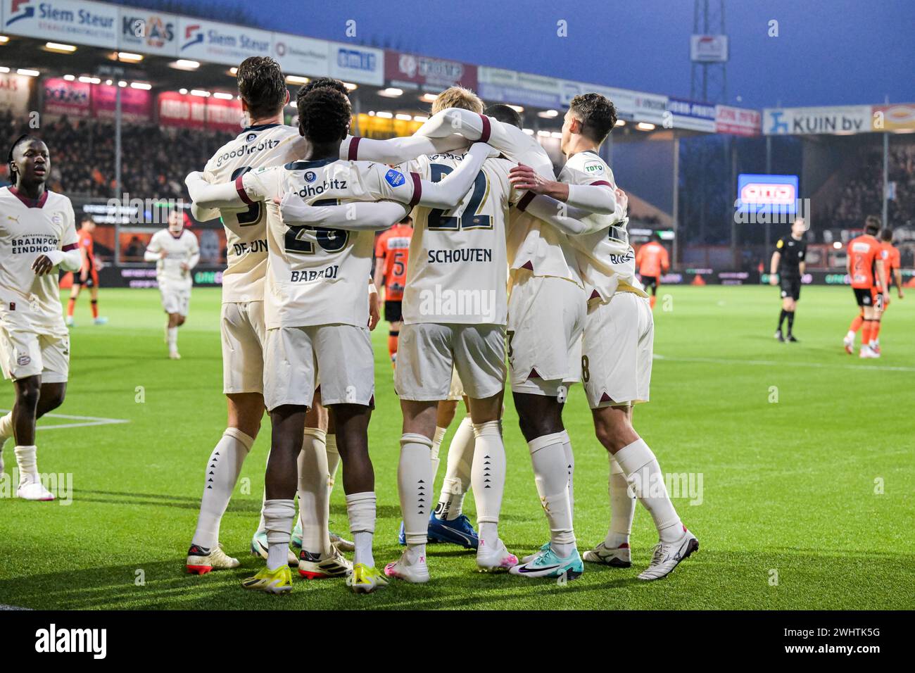 VOLENDAM - Jerdy Schouten of PSV Eindhoven celebrates the 1-2 during ...