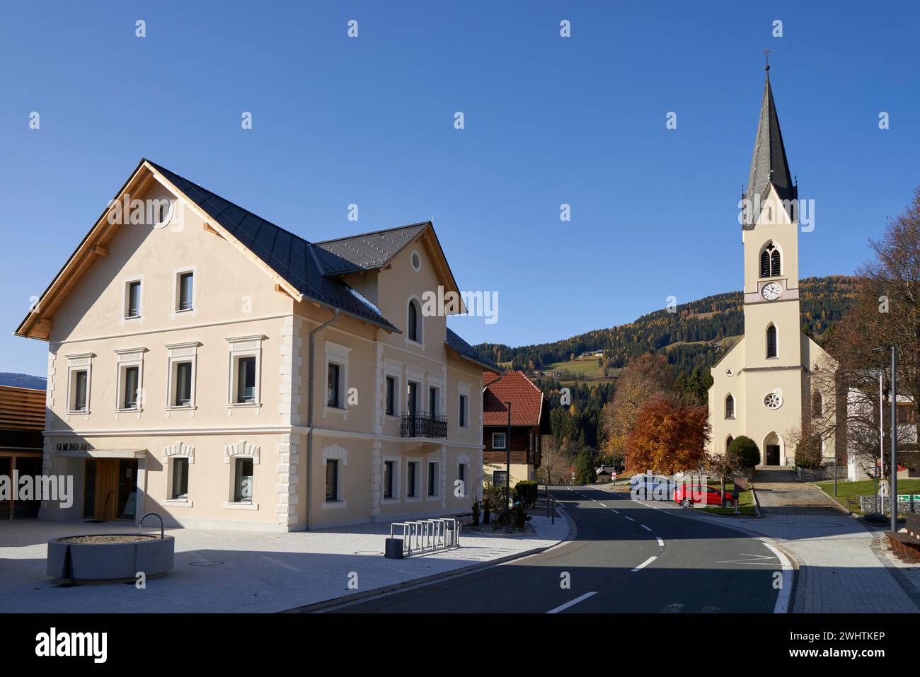 Municipal office and church hi-res stock photography and images - Alamy