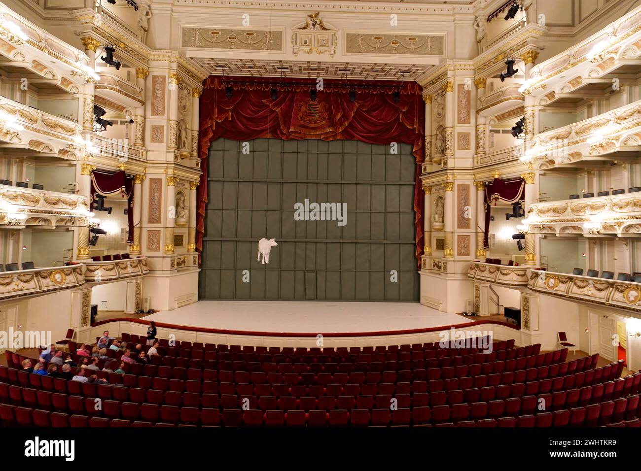Interior opera house dresden germany hi-res stock photography and ...