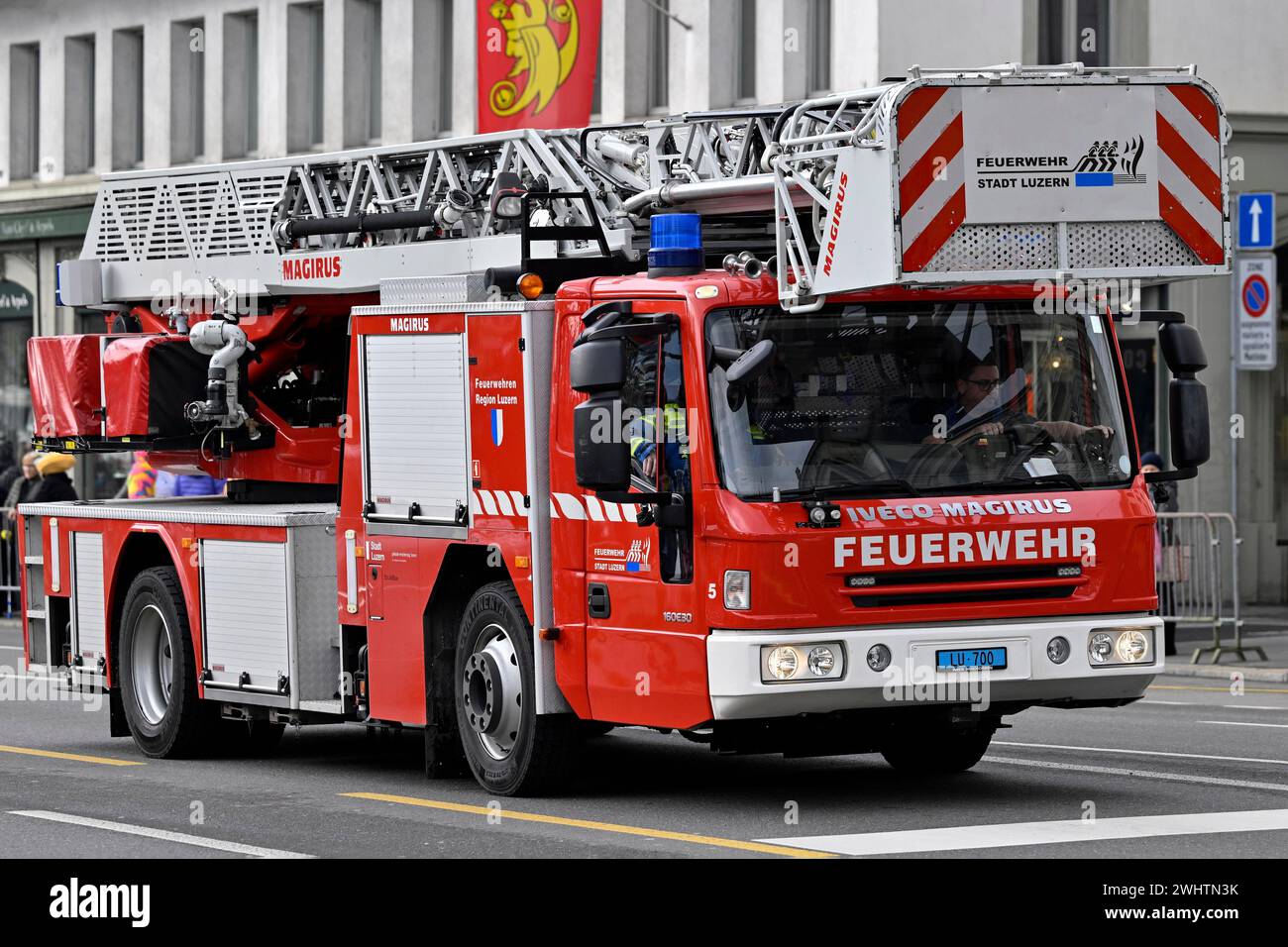 Fire brigade fire engine Stock Photo - Alamy