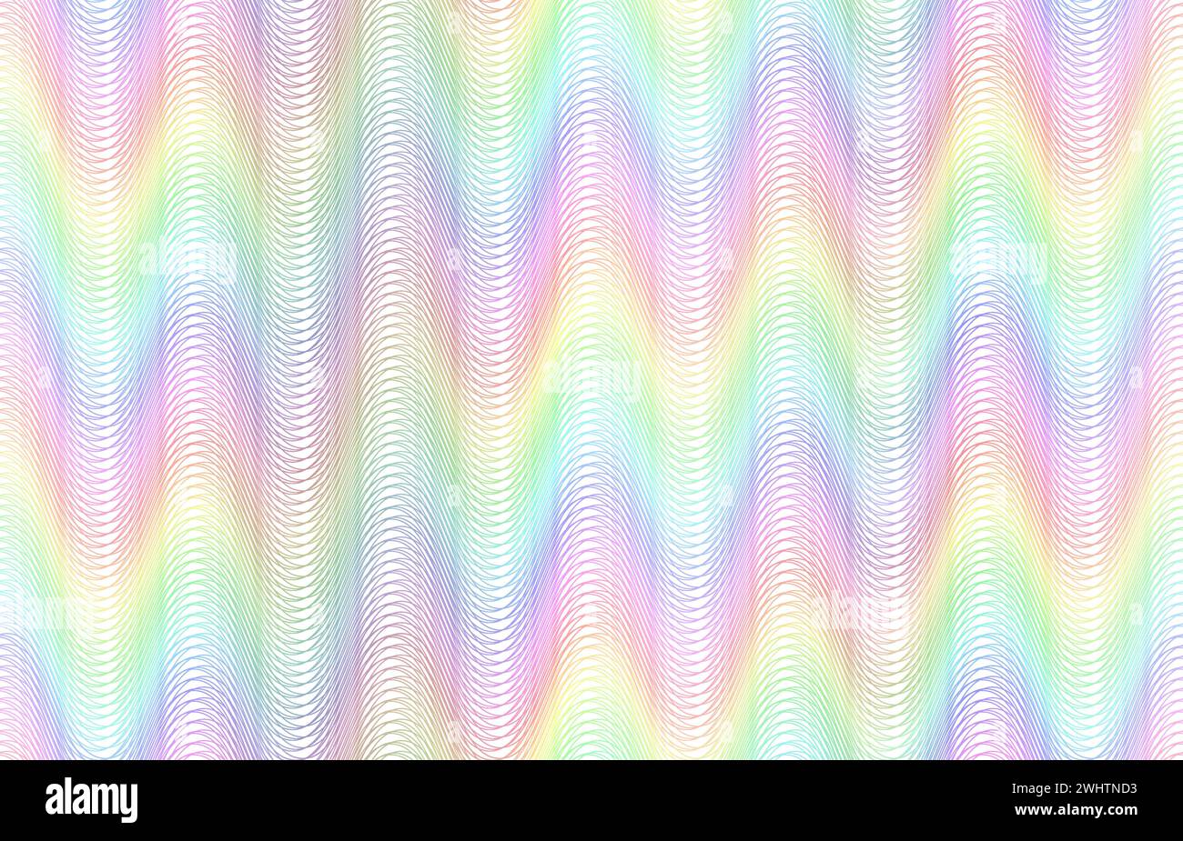 Seamless rainbow guilloche lines pattern. Multicolored wavy line ...