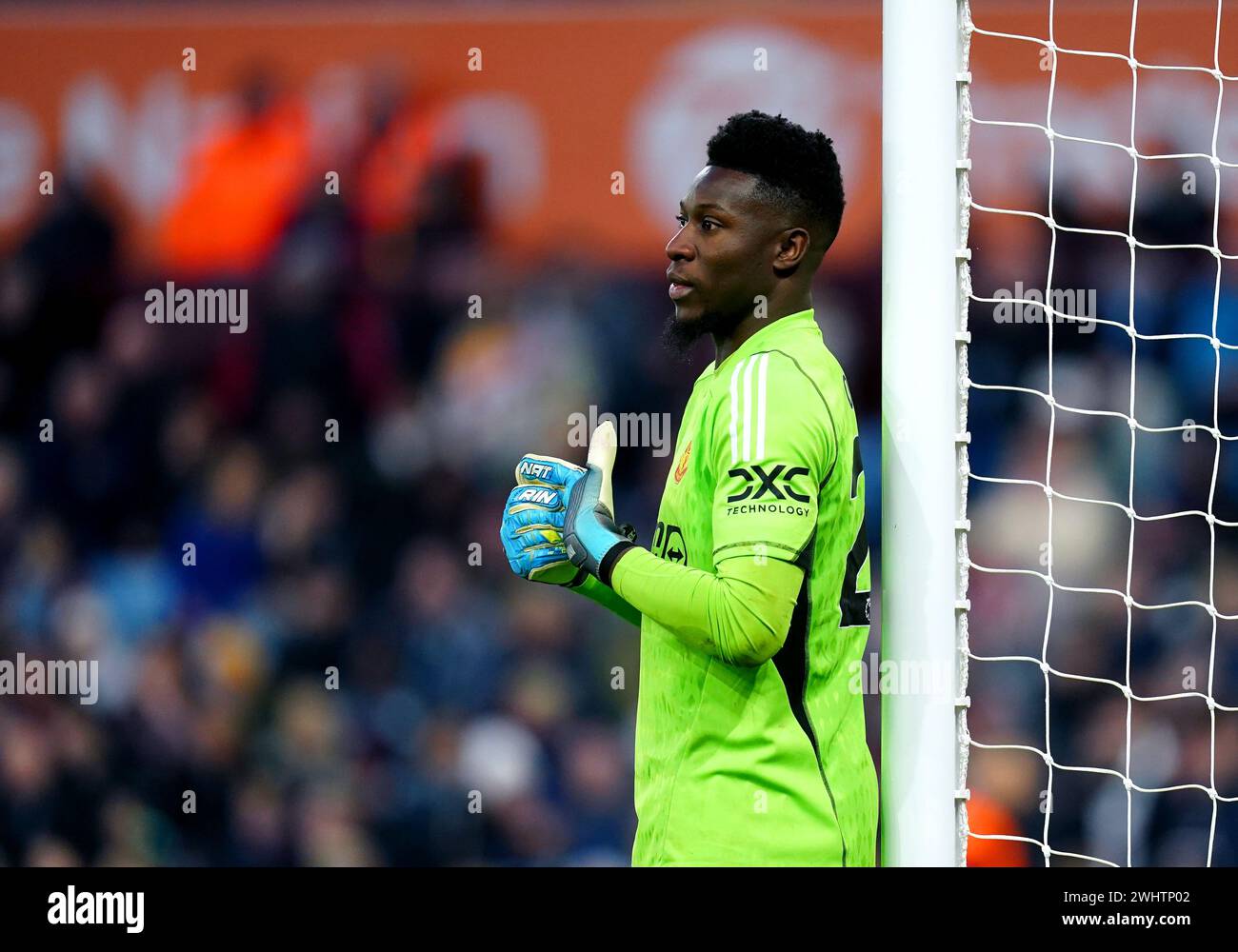 Manchester United goalkeeper Andre Onana during the Premier League ...