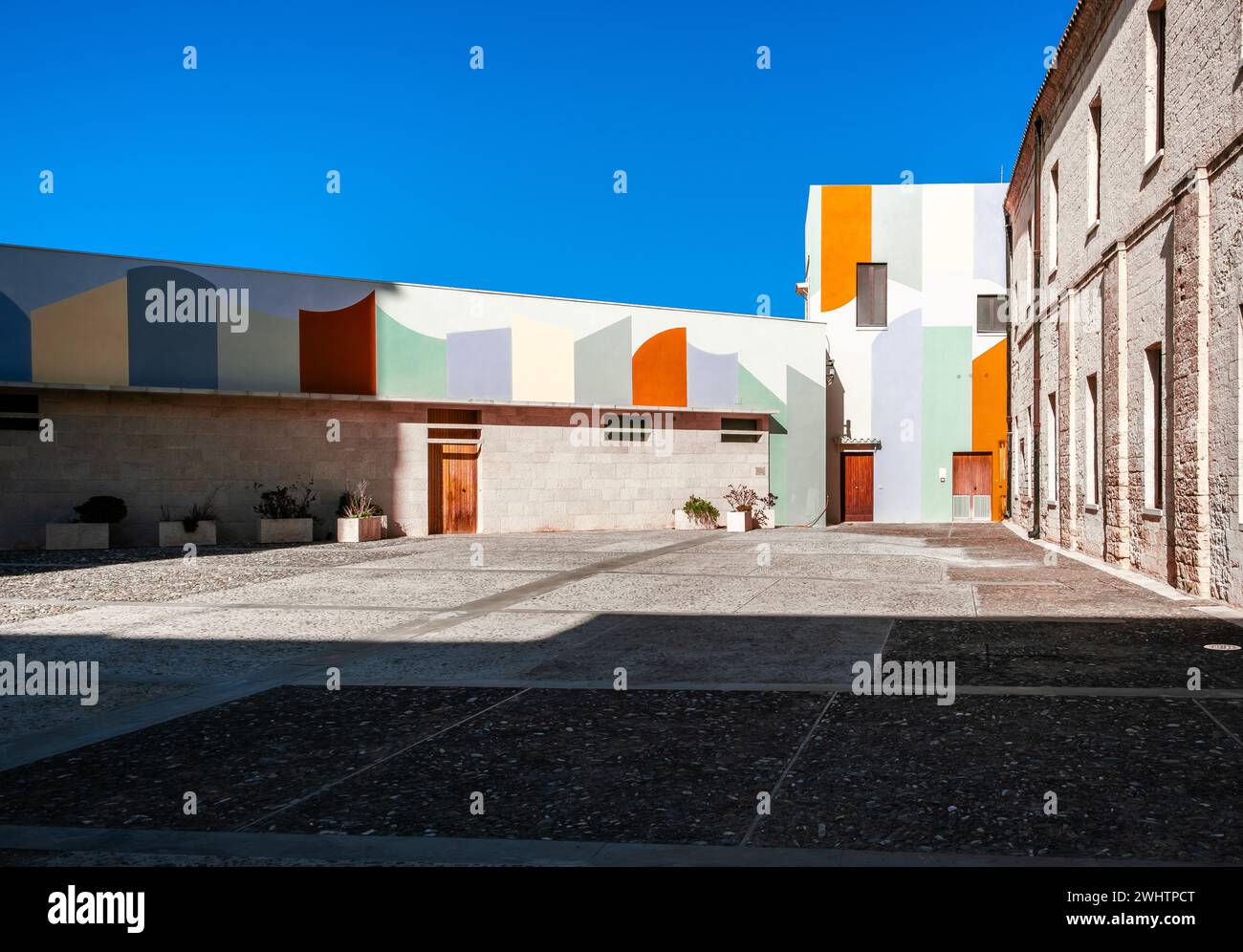 permanent wall drawing at Monumental Complex of Santa Chiara and San ...