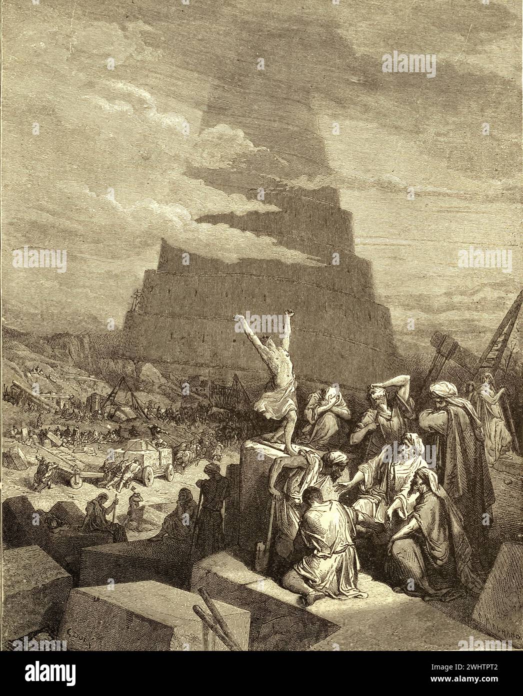 Tower of babel bible hi-res stock photography and images - Alamy