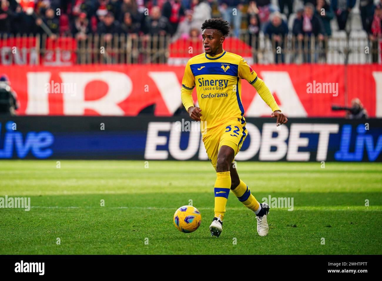 Monza, Italy - February 11, 2024, Juan David Cabal (Hellas Verona FC ...