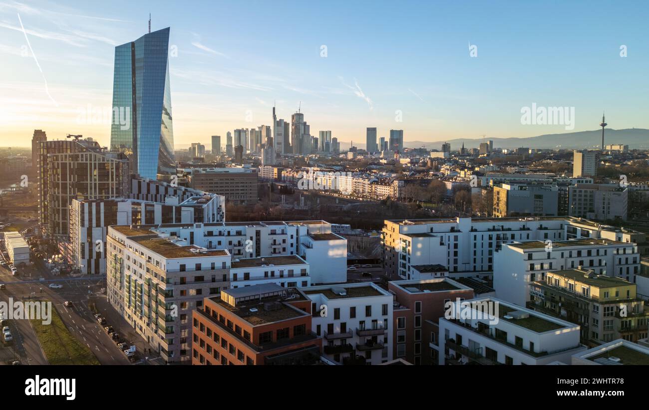 Aerial view growth downtown hi-res stock photography and images - Alamy