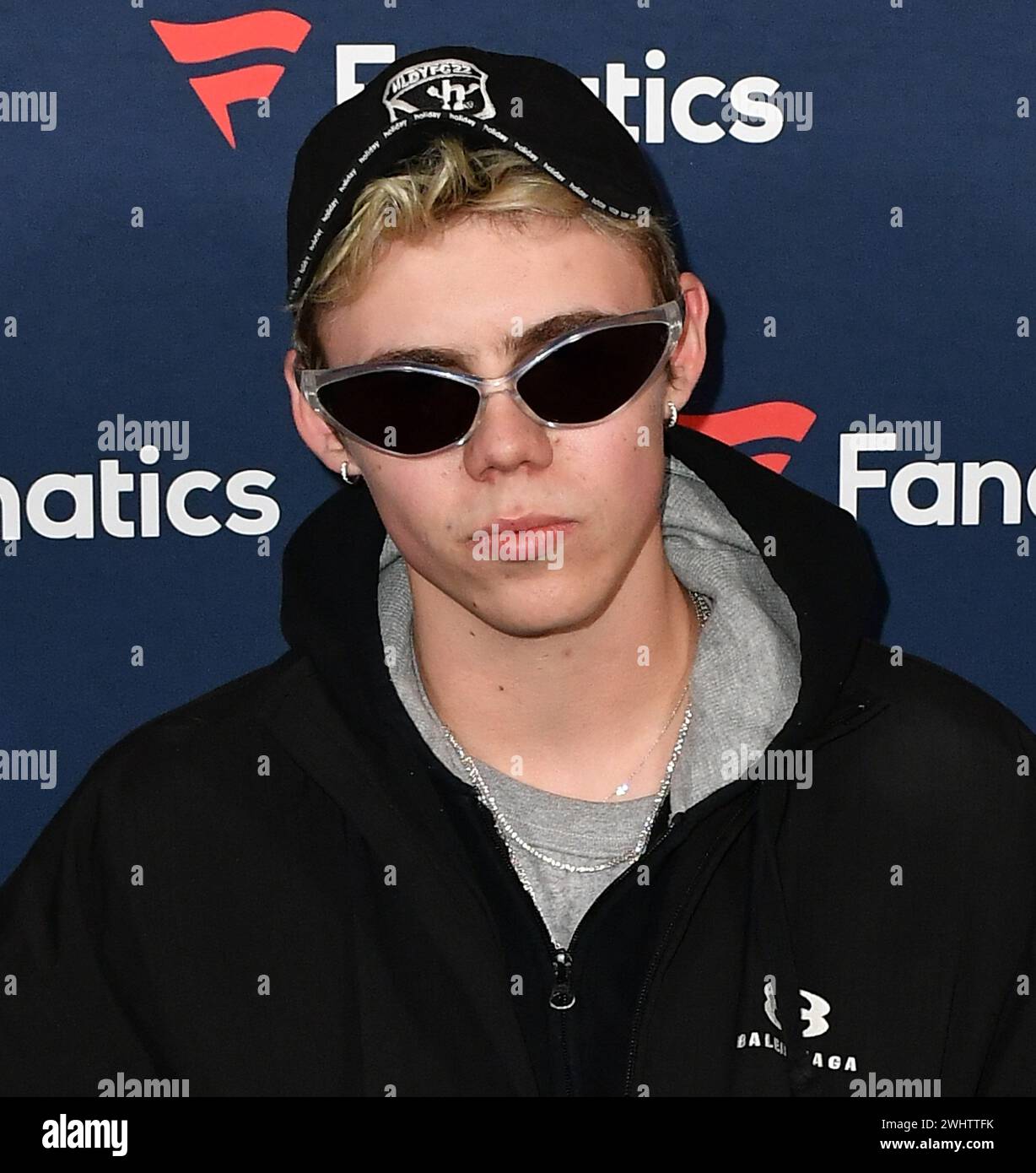 The Kid LAROI attends Michael Rubin's Fanatics Super Bowl party at the ...