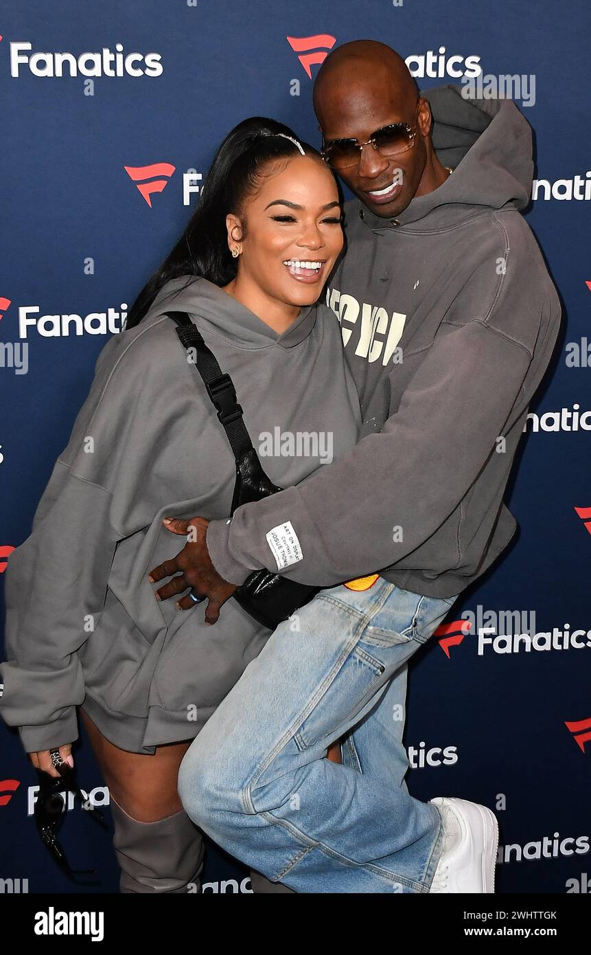 Sharelle Rosado, Chad 'Ochocinco' Johnson attend Michael Rubin's ...