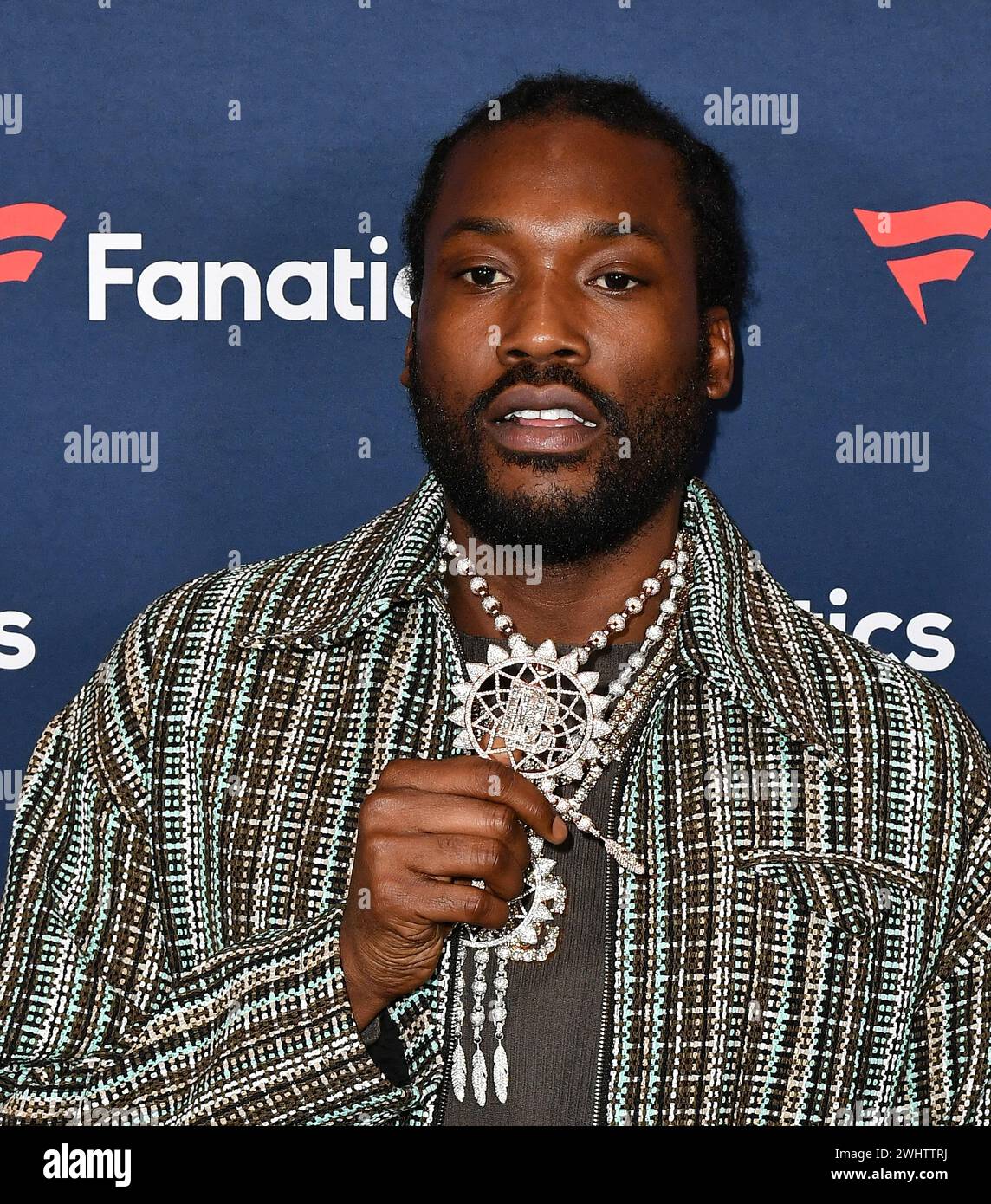 Las Vegas, USA. 10th Feb, 2024. Meek Mill attends Michael Rubin's ...