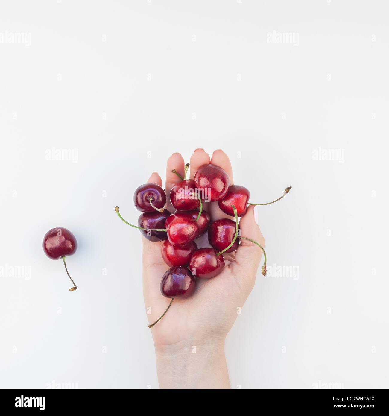 Female hands sweet fresh hi-res stock photography and images - Alamy