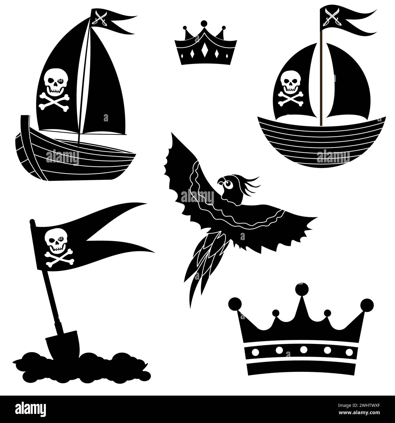 Ship illustra hi-res stock photography and images - Alamy