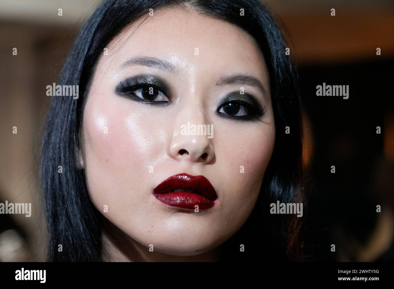 New York, United States. 10th Feb, 2024. The Alice and Olivia Fall 2024 ...