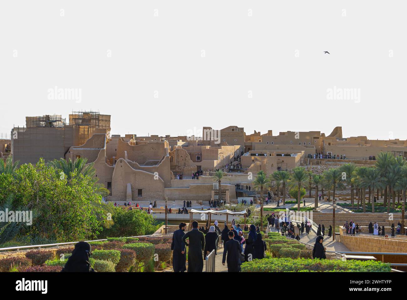 Riyadh Saudi Arabia FEB 2 2023: Al Diriyah old capital . Diriyah ruins ...