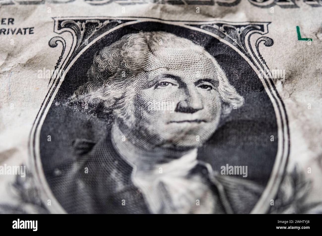 1 dollar bill george washington hi-res stock photography and images - Alamy