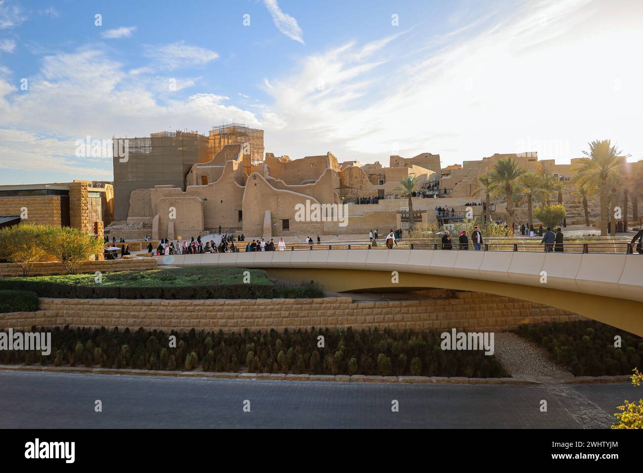 Riyadh Saudi Arabia FEB 2 2023: Al Diriyah old capital . Diriyah ruins ...