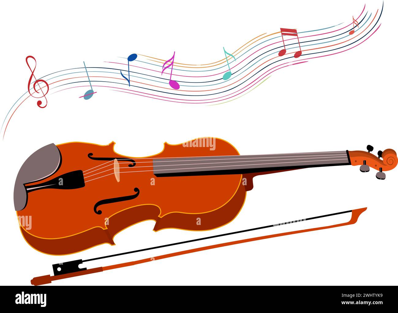 Wave violin hi-res stock photography and images - Alamy
