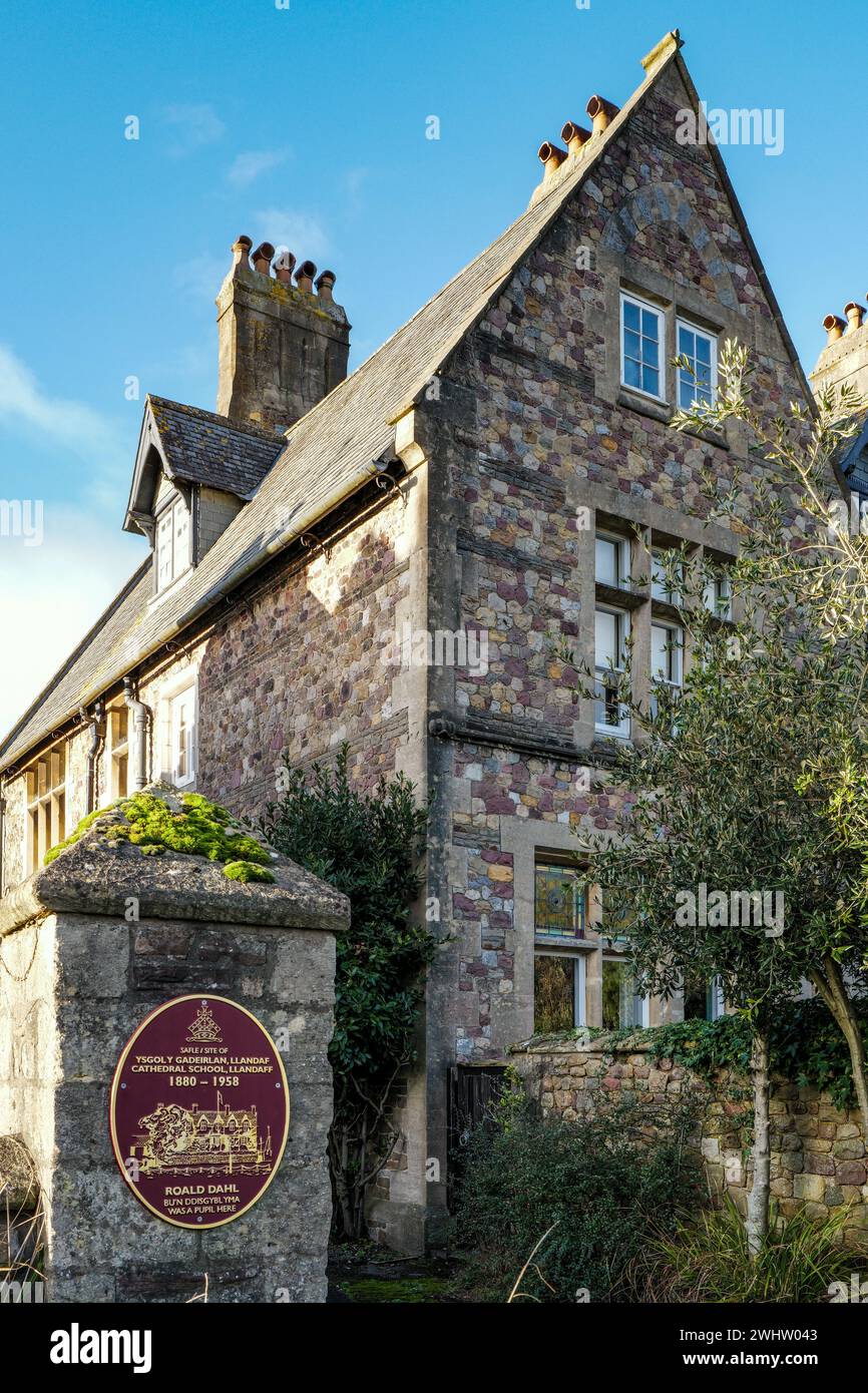 Roald Dahl's school in Wales. Site of Llandaff Cathedral School from ...