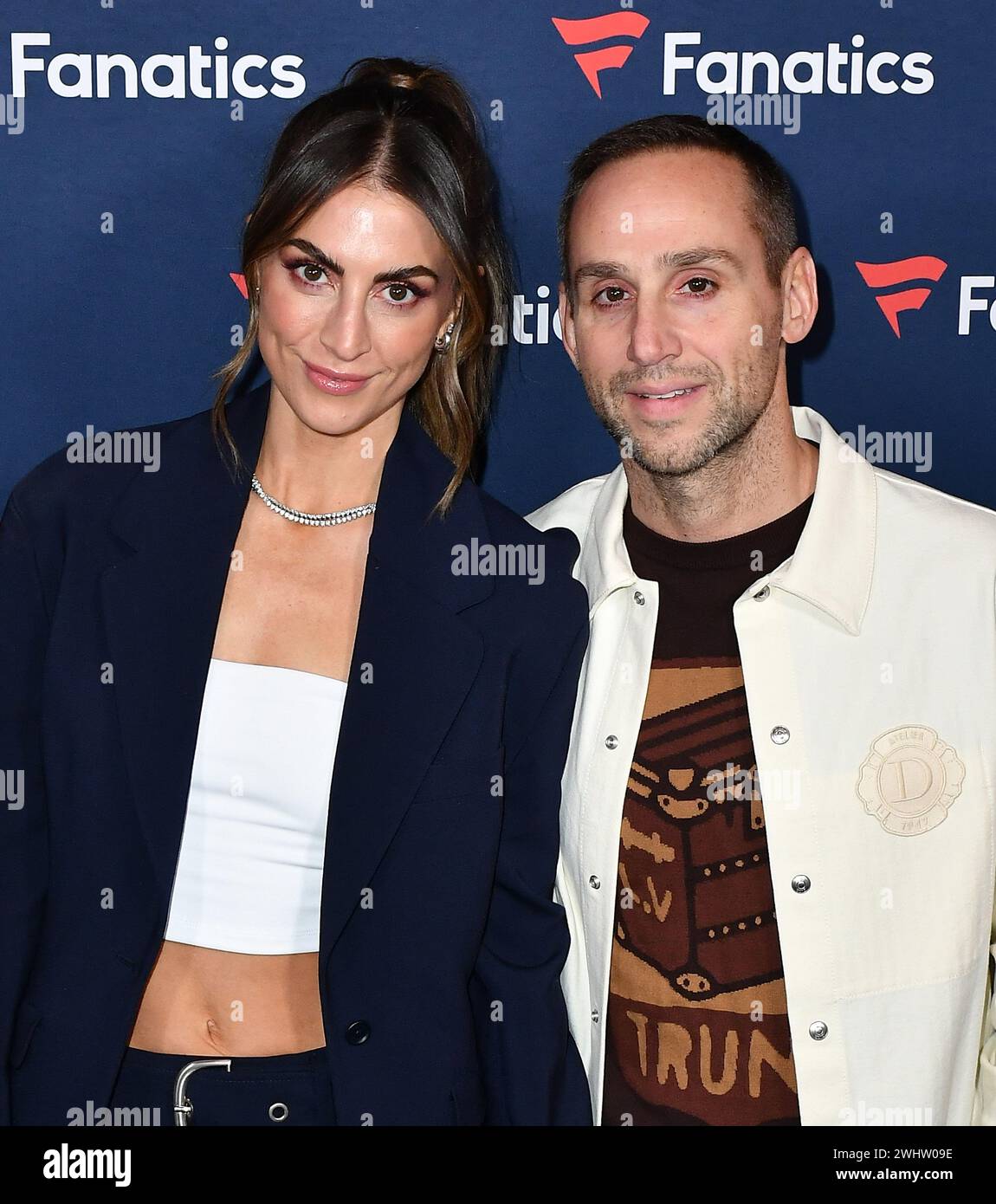Camille Fishel, Michael Rubin attend Michael Rubin's Fanatics Super ...