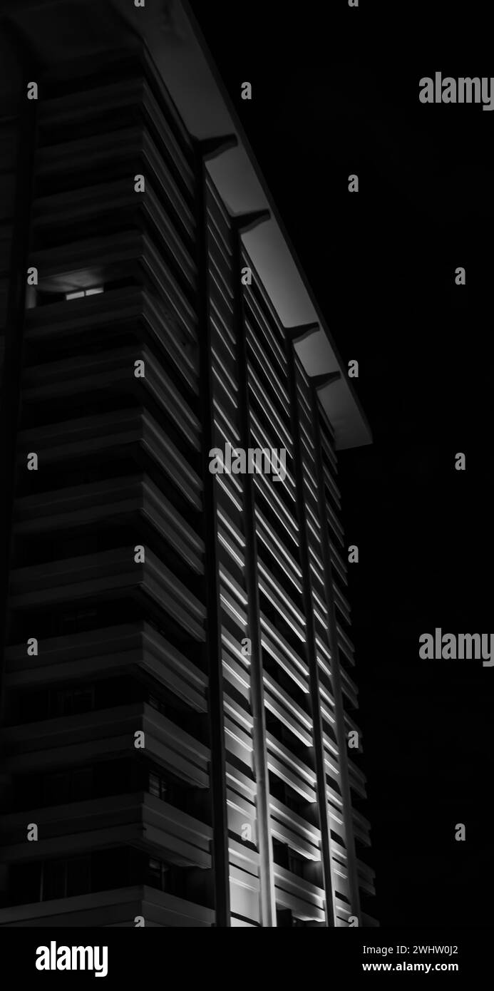 Structure towering Black and White Stock Photos & Images - Alamy