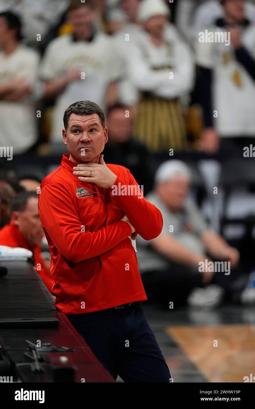 Arizona head coach Tommy Lloyd in the first half of an NCAA college ...