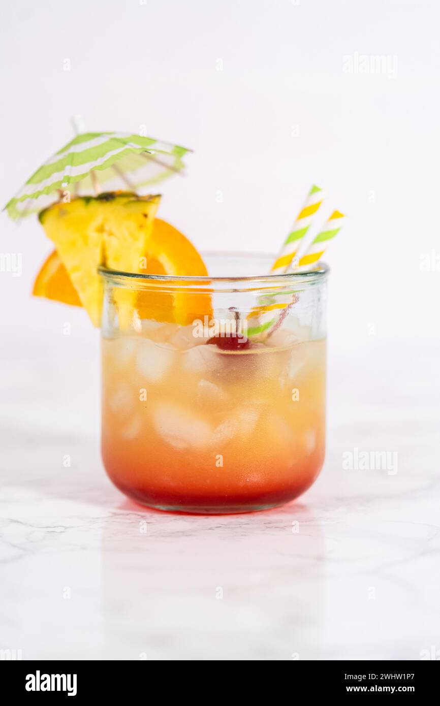 Malibu sunset cocktail hi-res stock photography and images - Alamy