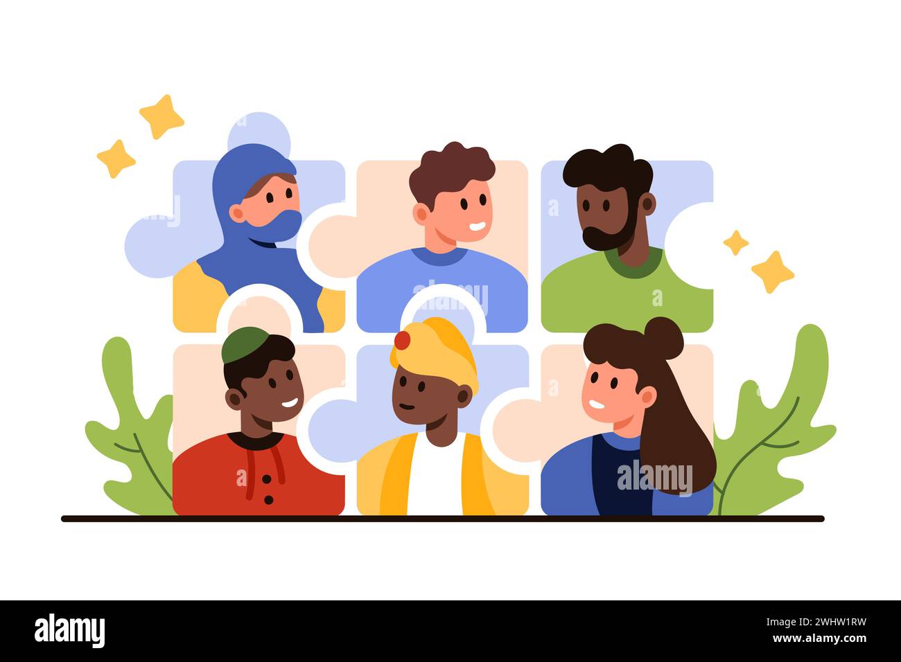 Recruitment ethnicity Stock Vector Images - Alamy