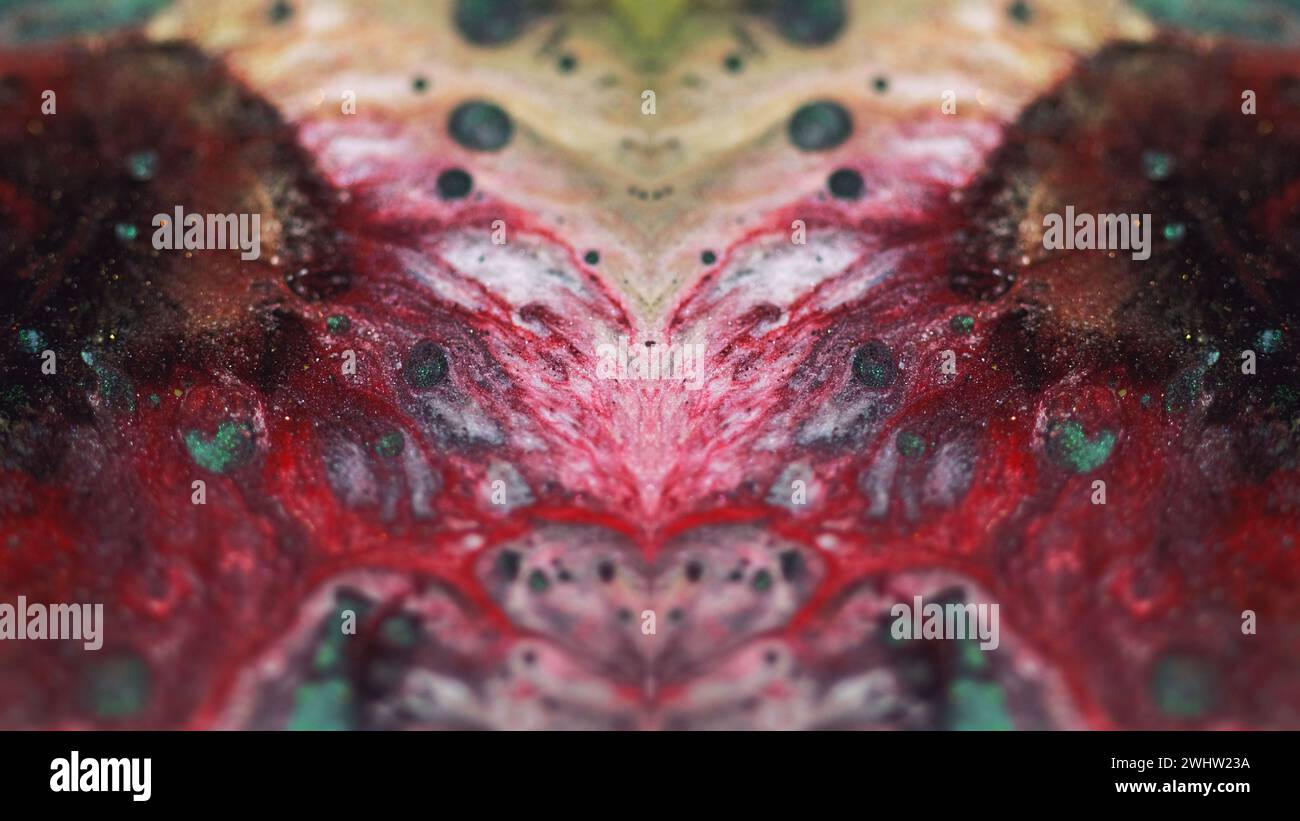 Glitter ink flow kaleidoscope hi-res stock photography and images - Alamy