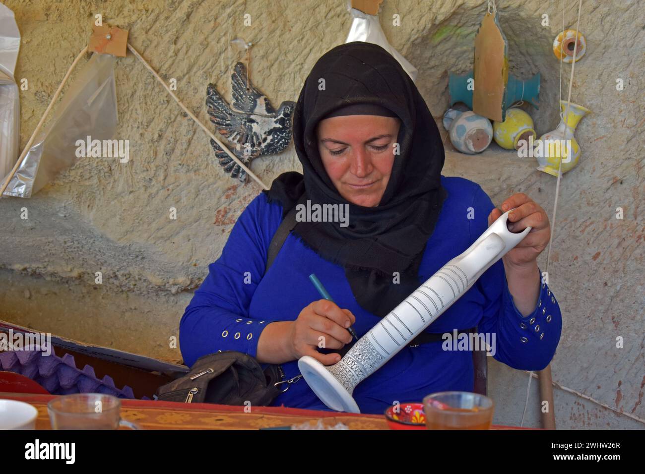 Turkish handicraft in Goreme, Cappadocia, Turkey Stock Photo - Alamy