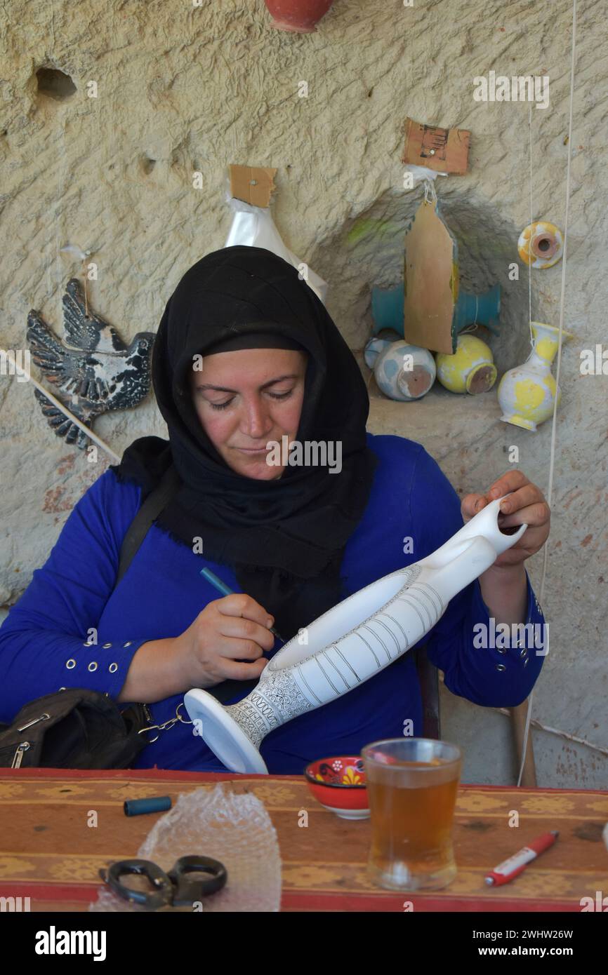 Turkish handicraft in Goreme, Cappadocia, Turkey Stock Photo - Alamy