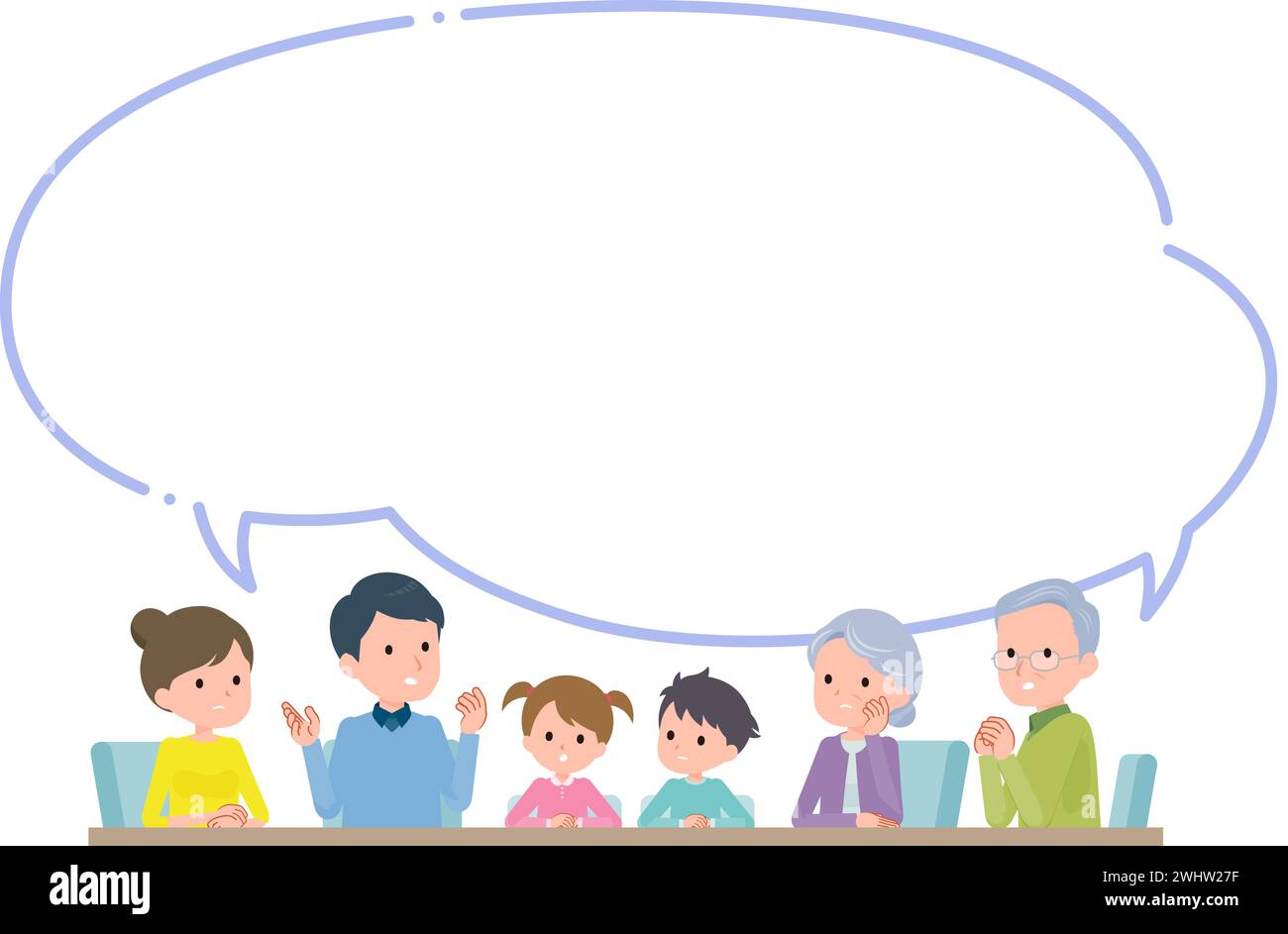 Generations explanation Stock Vector Images - Alamy