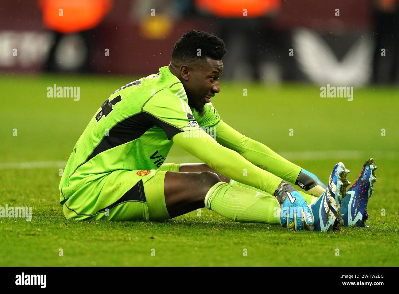 Manchester United goalkeeper Andre Onana during the Premier League ...