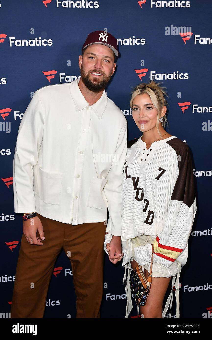 Las Vegas, USA. 10th Feb, 2024. Chandler Parsons, Haylee Harrison ...