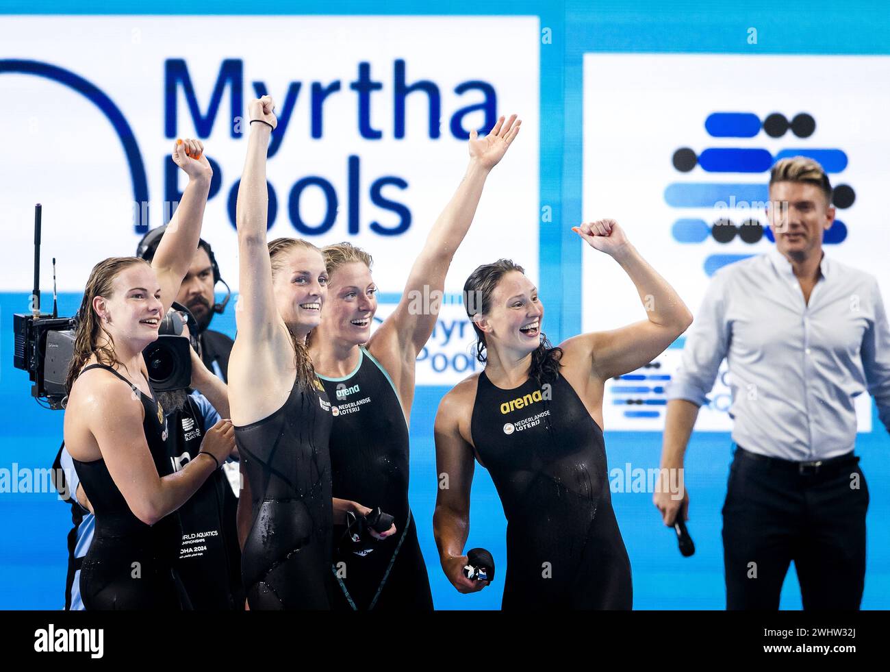 DOHA - Janna van Kooten, Kim Busch, Kira Toussaint and Marrit ...