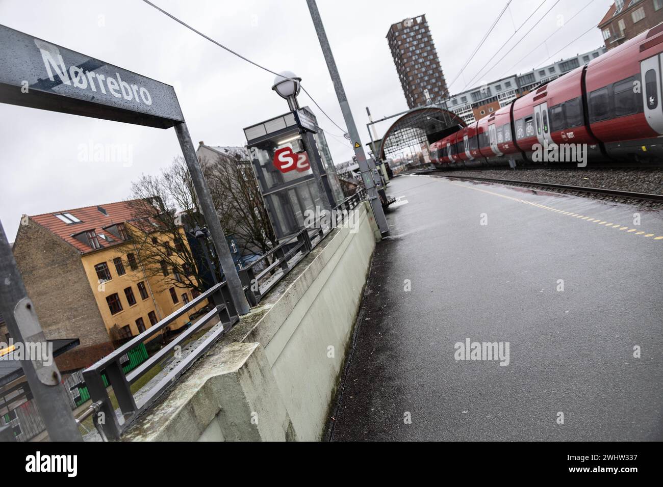Noerrebro station is an interchange station between the S-train Ring ...