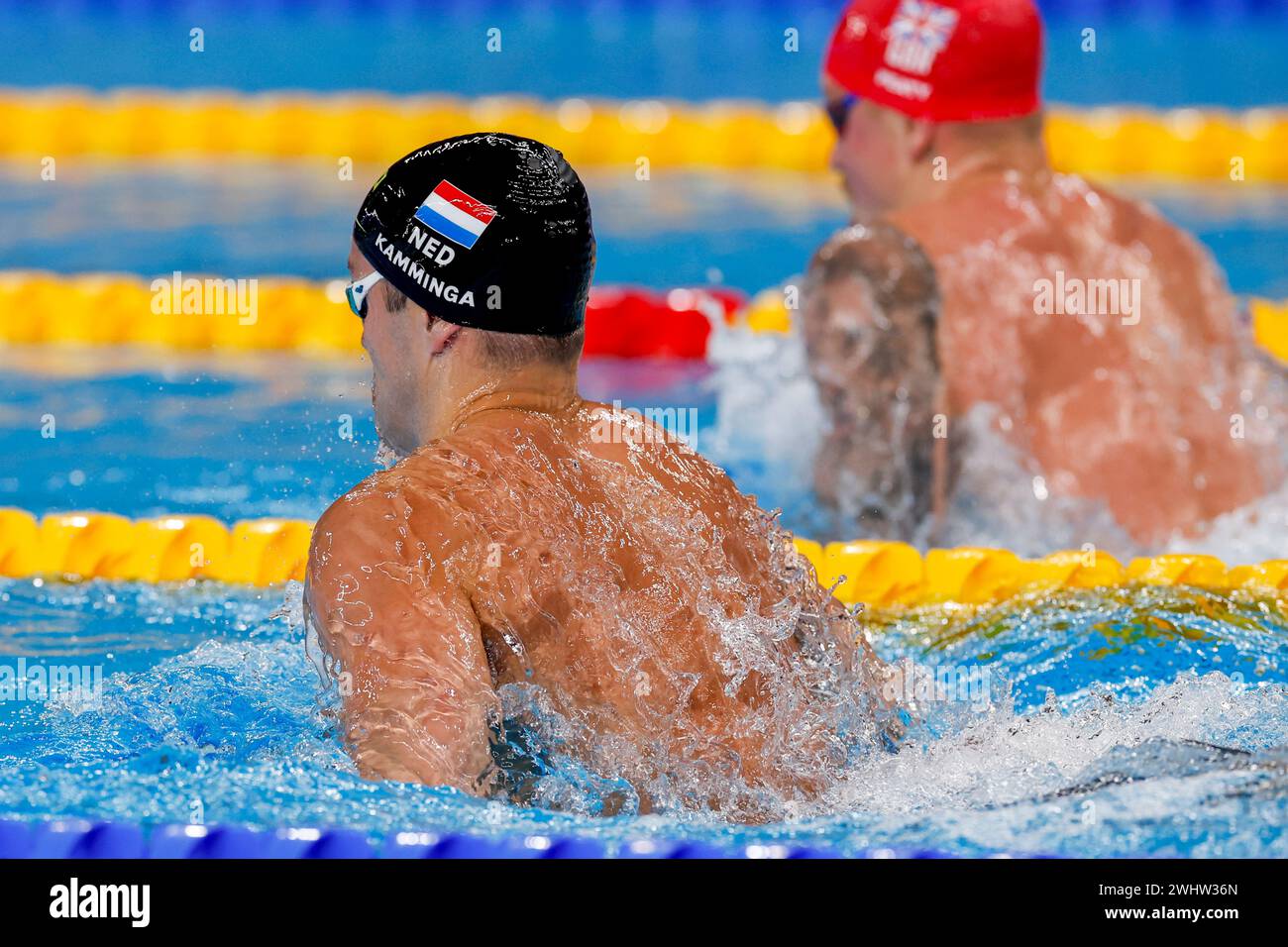 DOHA, QATAR - FEBRUARY 11: Arno Kamminga of the Netherlands competing ...