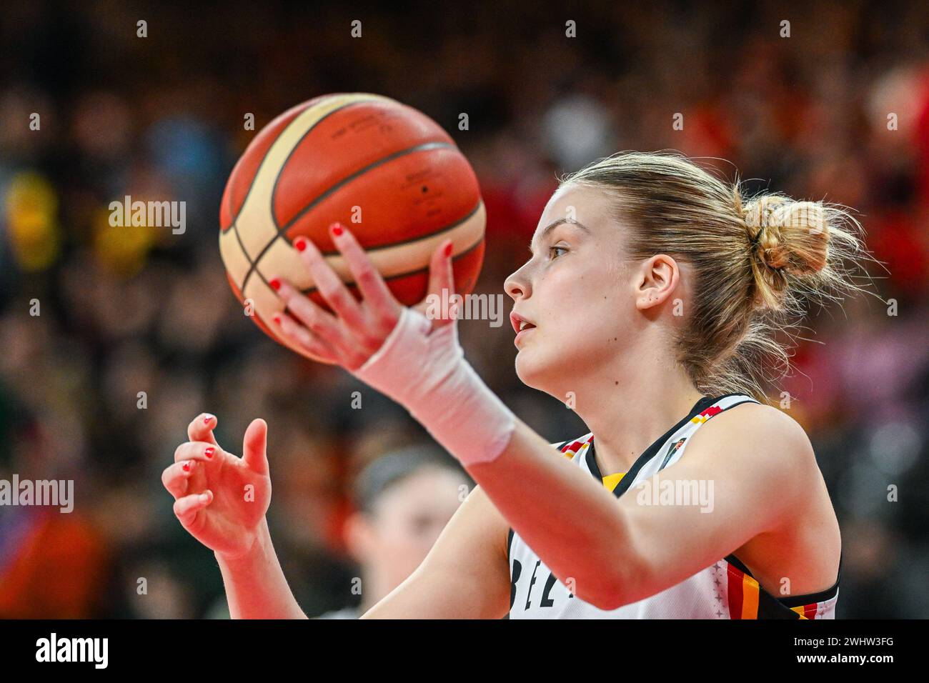 Antwerp, Belgium. 11th Feb, 2024. Nastja Claessens of Belgium during a ...