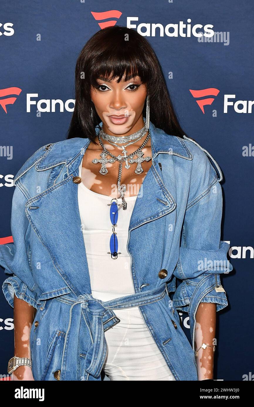 Las Vegas, USA. 10th Feb, 2024. Winnie Harlow attends Michael Rubin's ...