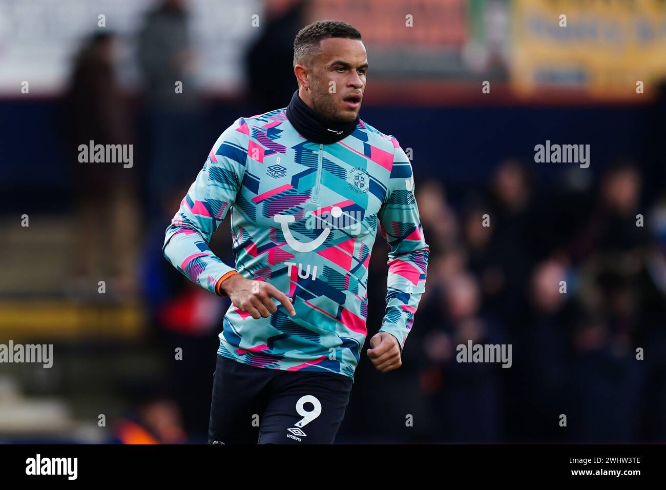 Luton Town's Carlton Morris during the Premier League match at ...