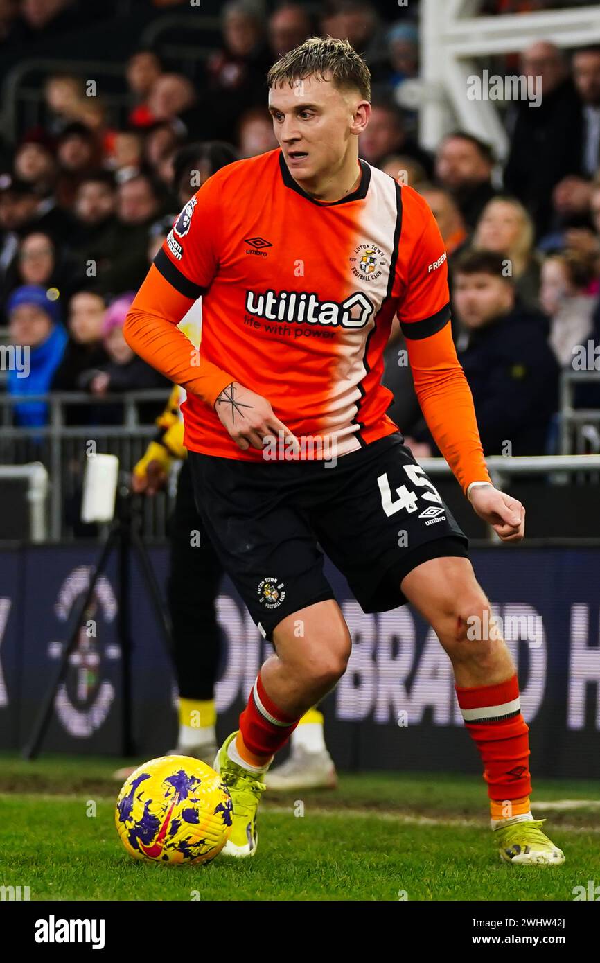 Luton Town's Alfie Doughty during the Premier League match at ...