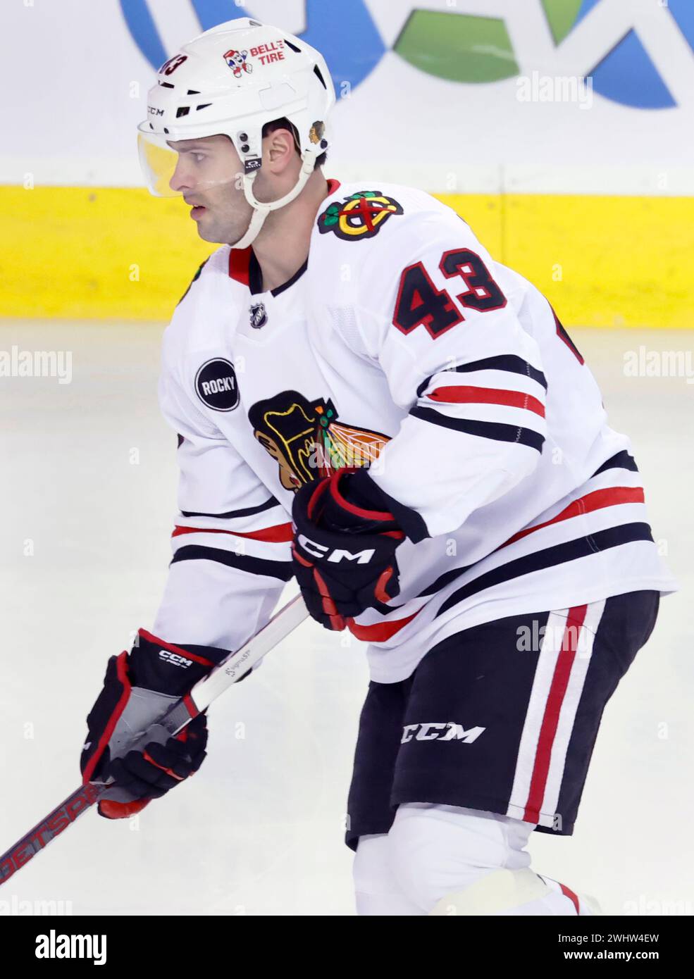 NHL profile photo on Chicago Blackhawks player Colin Blackwell at a ...