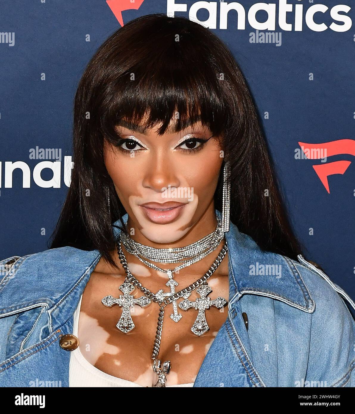 Las Vegas, USA. 10th Feb, 2024. Winnie Harlow attends Michael Rubin's ...