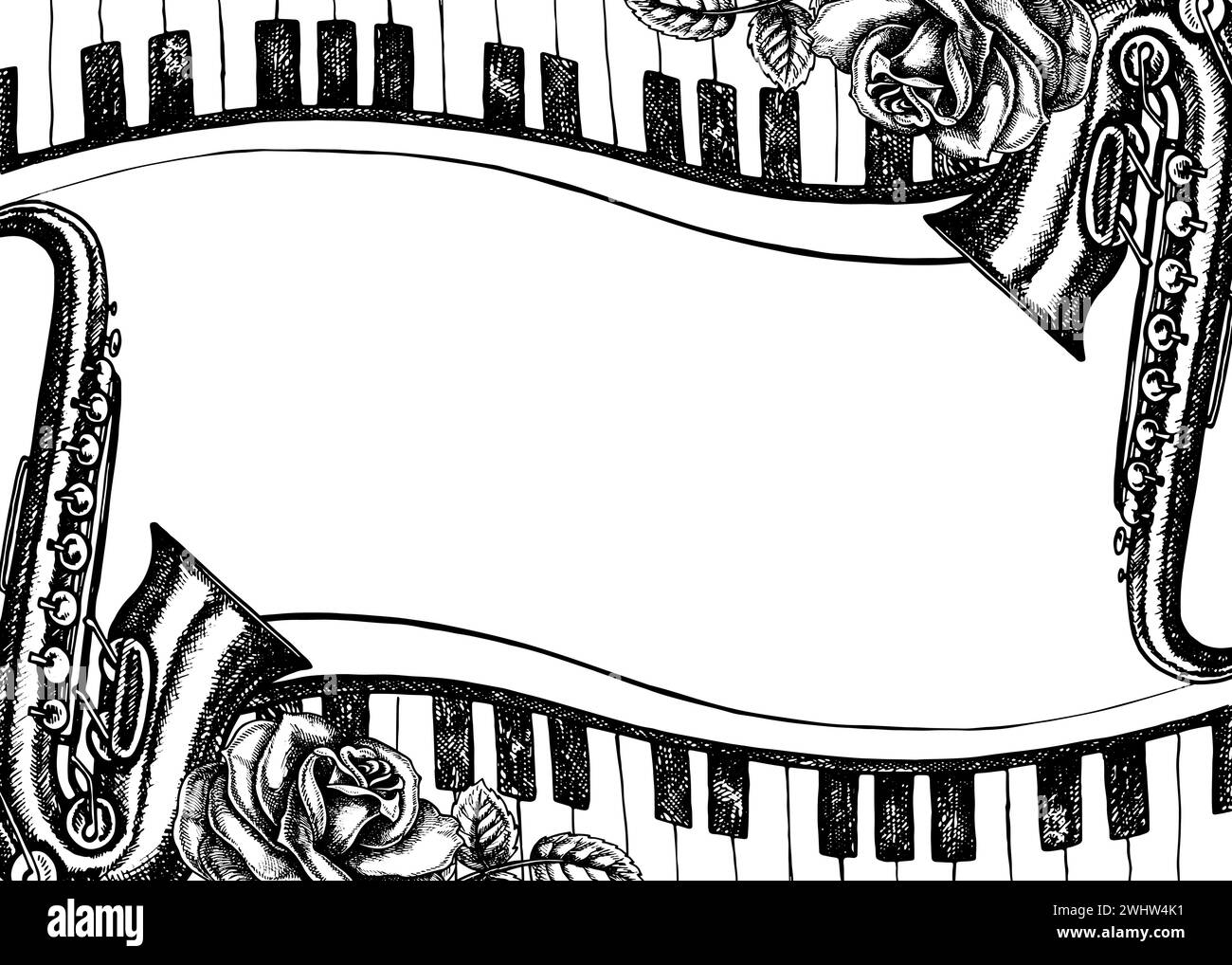 Musical Invitation Borders